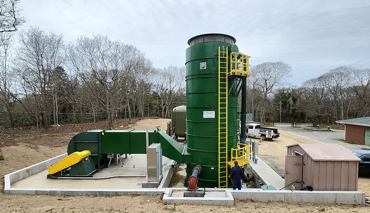 Industrial Water Purification with Forced Draft Degasification