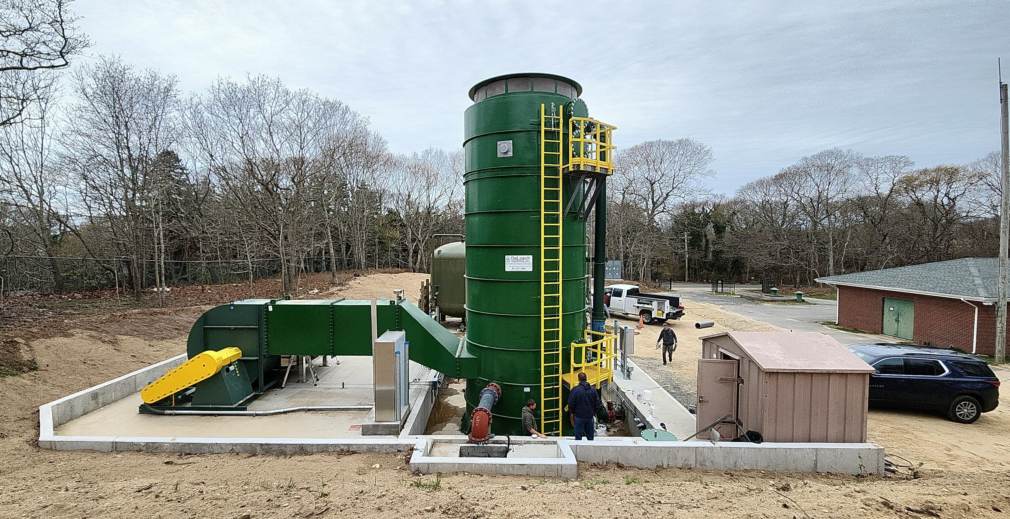 Cost-Effective Water Purification with Forced Draft Degasification